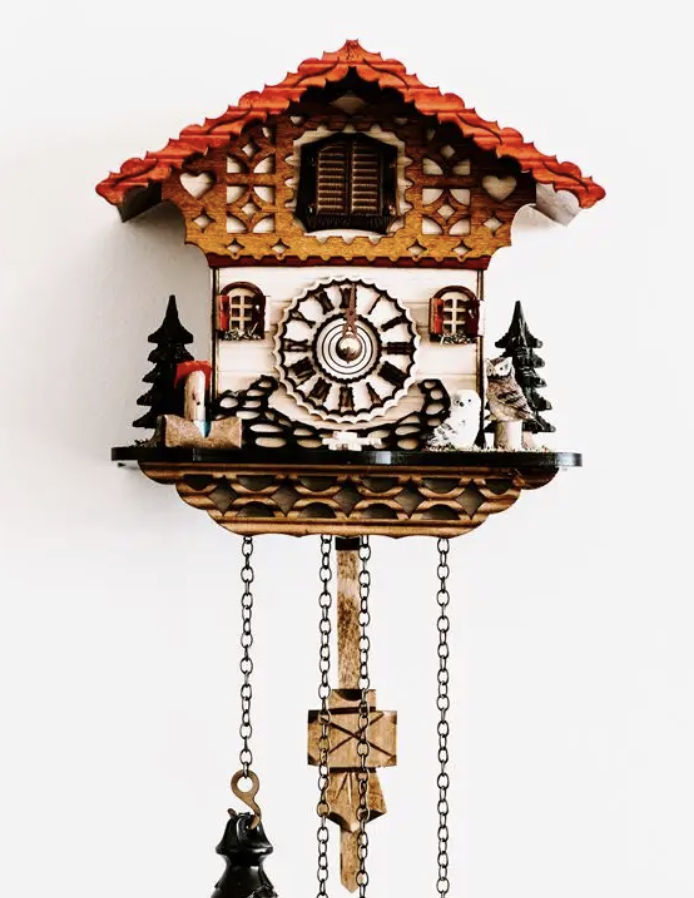 Hedwig Owl Cuckoo Clock | The Red Stable, German Village Souvenirs & Gifts!