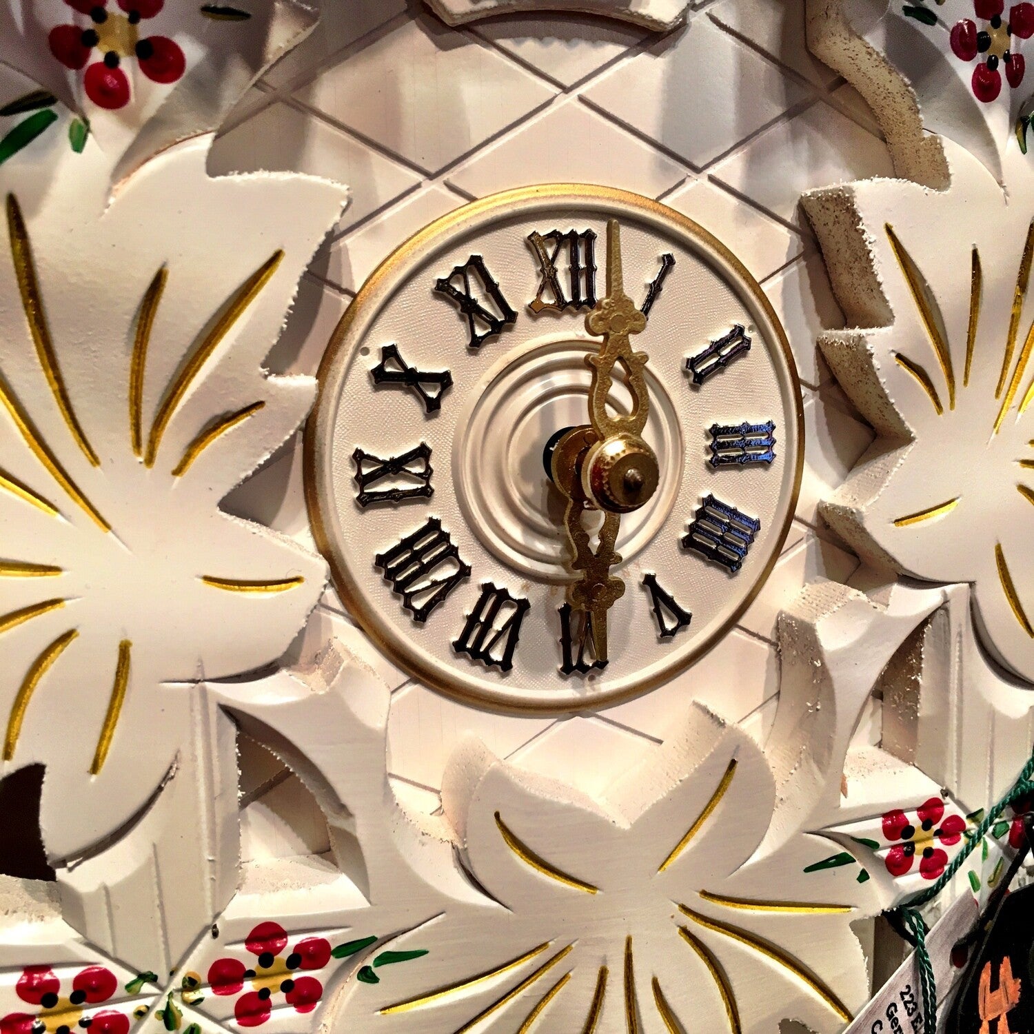 cuckoo clock white