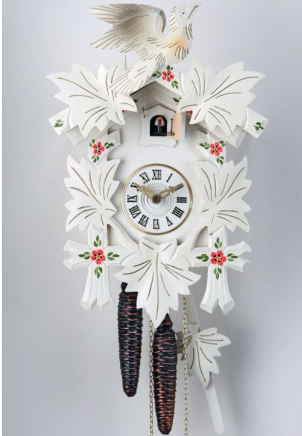 cuckoo clock white